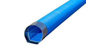 Drain routier PVC à fond plat, tuyau drainage routier - ATE Drainage